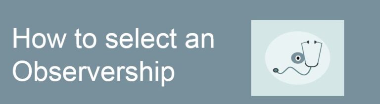 Observership; How to Select a Program? - Virtual Medical Education